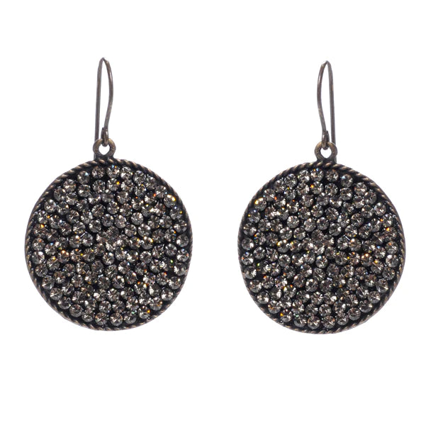 Large Round Disc Earrings – K Novinger Jewelry