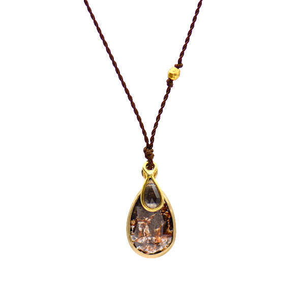 Double-Diamond Slice Necklace – K Novinger Jewelry