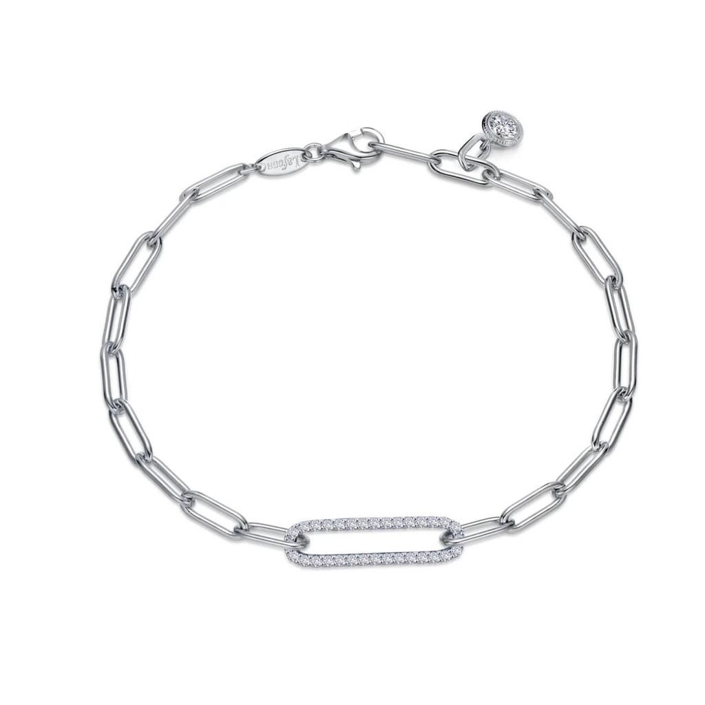 Sparkling Paperclip Bracelet - Silver or Gold – K Novinger Jewelry