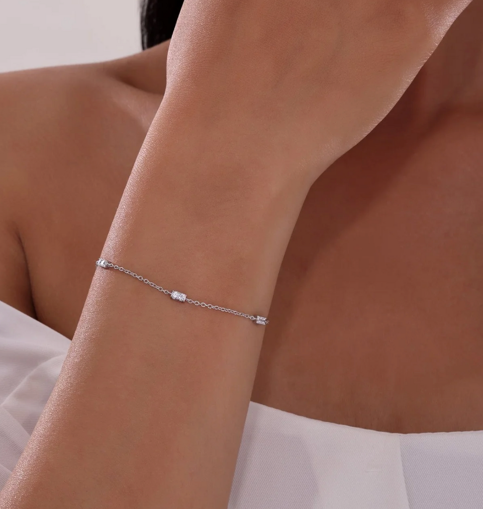 Rectangular Station Bracelet – K Novinger Jewelry