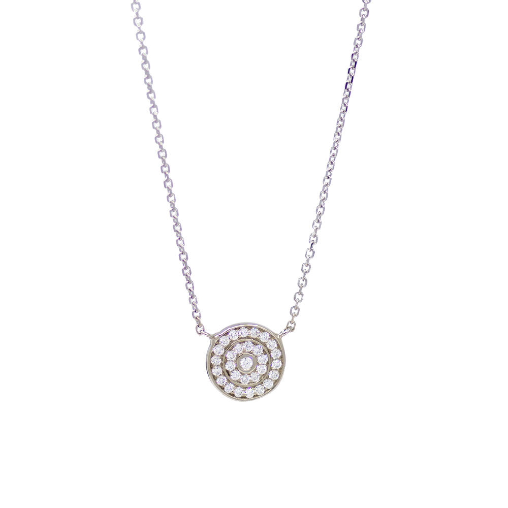 9mm Diamond Necklace - White Gold – K Novinger Jewelry