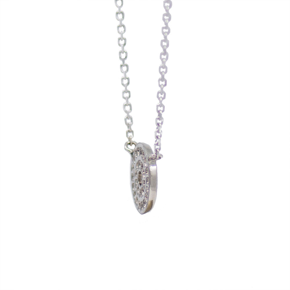 9mm Diamond Necklace - White Gold – K Novinger Jewelry