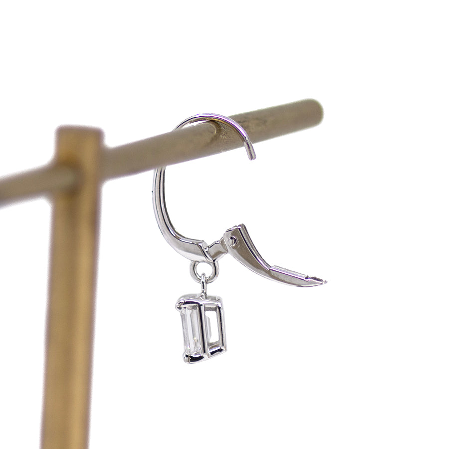 Emerald Cut Diamond Drops – K Novinger Jewelry